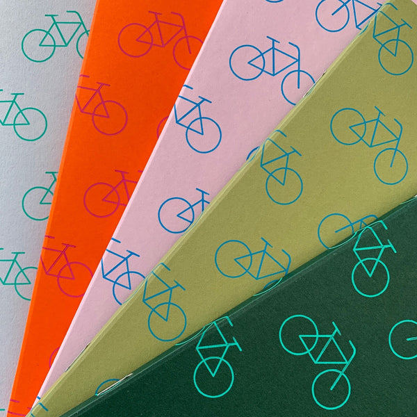 BIKES NOTEBOOK (multiple colors) — by Archipel – Paperole