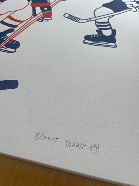 LE DÉMON BLOND 18" x 24" (sérigraphie) — par Benoit Tardif – Paperole