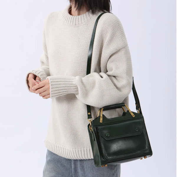 NEO RETRO MINI CROSSBODY BAG - Espresso — by Uppdoo – Paperole