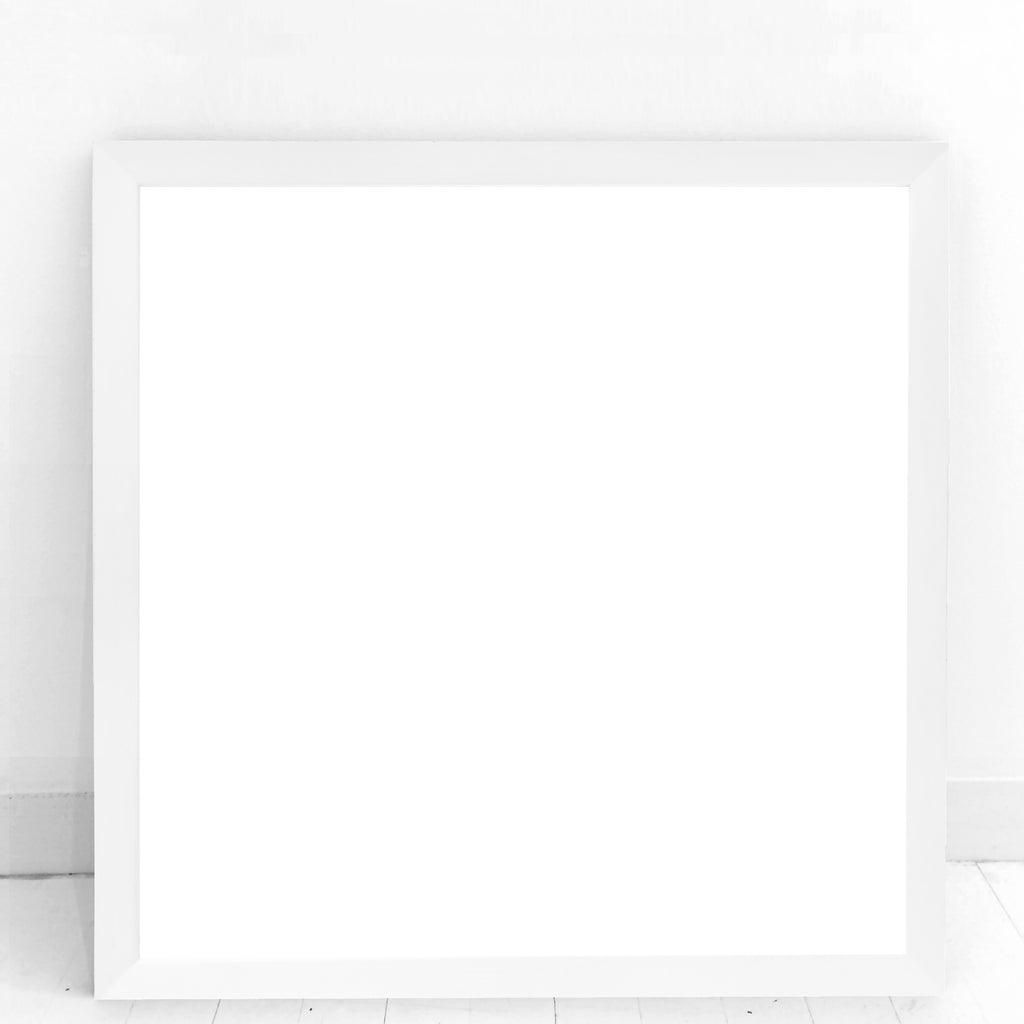 WHITE FRAME — Multiple Sizes — PICK UP ONLY – Paperole