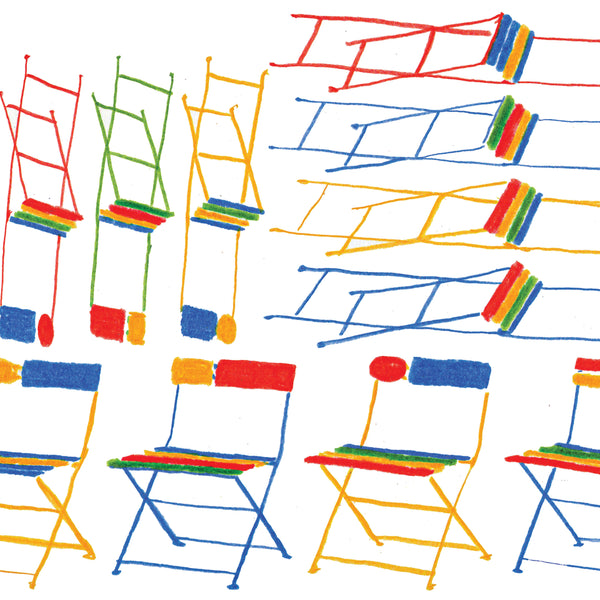 THE BEST CHAIR EVER 14" X 11" (reproduction) — by Jeraume – Paperole