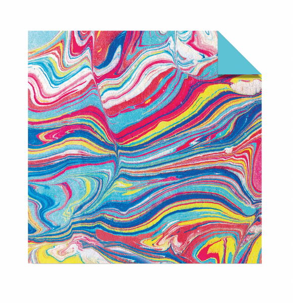 ORIGAMI PAPER 500 MARBLED PATTERNS 6x6